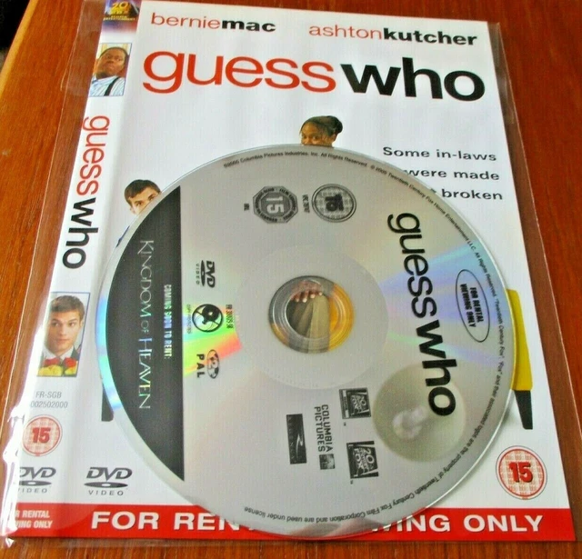 GUESS WHO DVD (2005) Bernie Mac, Sullivan (DIR) cert 15 £2.80 - PicClick UK