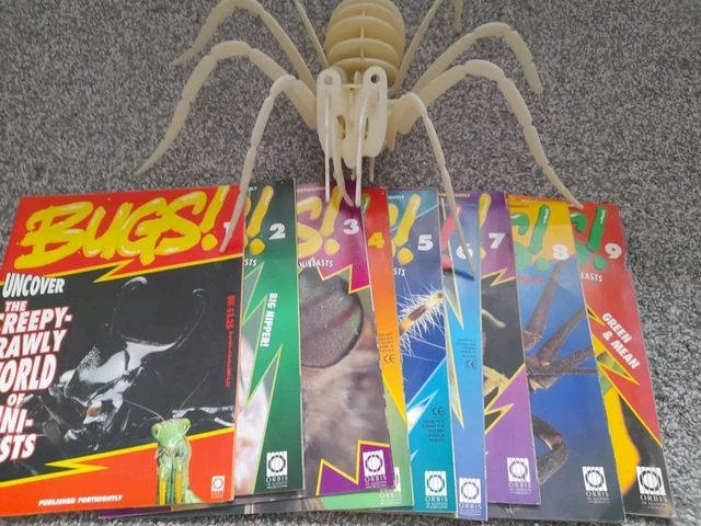9X BUGS! VINTAGE Magazines 1990s Insects Creepy-Crawlies Orbis Matthew ...