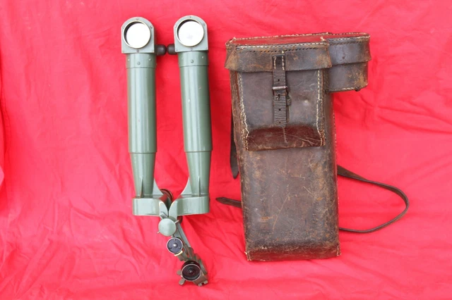 WW1 SCISSOR TELESCOPE SF09 Goerz Berlin with cavalry leather container ...