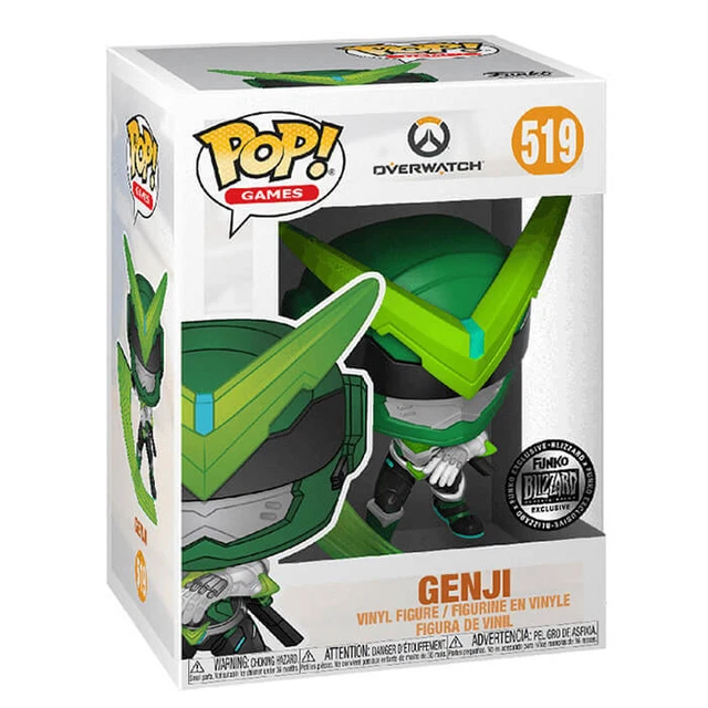 FUNKO POP GAMES 519 Overwatch 41210 Genji Exclusive EUR 56,49 - PicClick FR