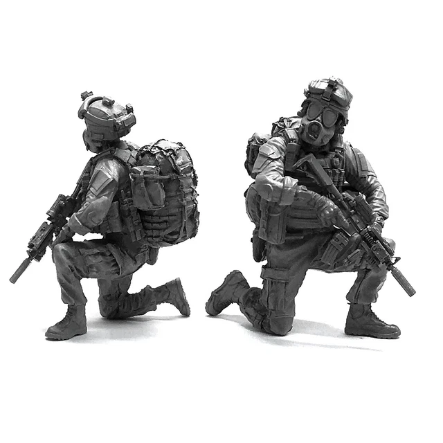 1/35 US ARMY Delta Force Soldier Active Duty Resin Figure Model Kit ...