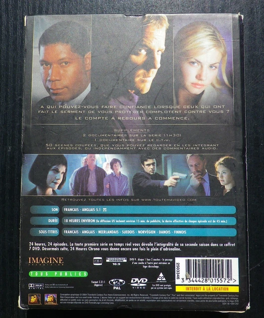 COFFRET 7 DVD : 24 HEURES CHRONO L'intégrale de la Saison 2 (K. Sutherland) EUR 8,95 - PicClick FR
