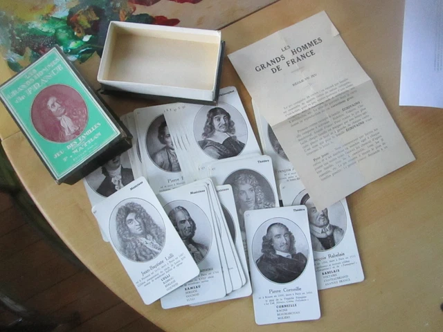 ANCIEN JEU DE cartes, LES GRANDS HOMMES DE FRANCE,complet ttbe++ EUR 15 ... ANCIEN JEU DE cartes, LES GRANDS HOMMES DE FRANCE,complet ttbe++ EUR 15 ...