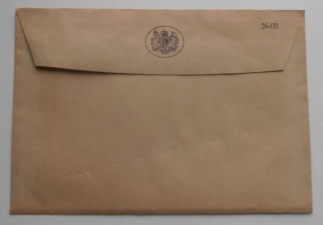 VINTAGE ENVELOPE GOVERNMENT, Military, Civil Service. Lion And Unicorn ...