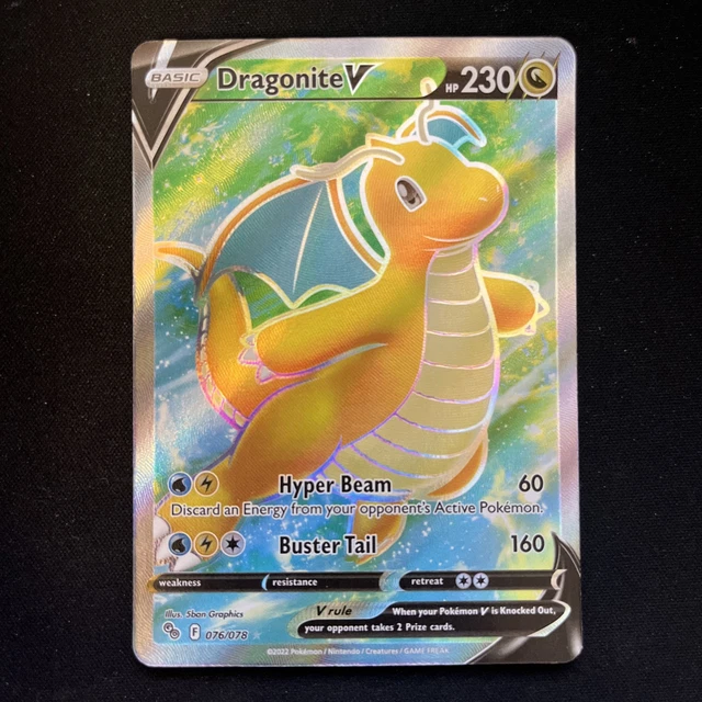 DRAGONITE V (FULL Art) 076/078 Pokémon GO Rare Holo Pokemon Near Mint £ ...