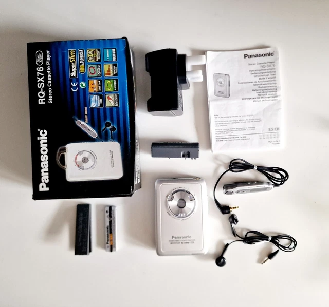 NUOVO PANASONIC WALKMAN RQ-SX76 lettore di cassette wireless personale ...