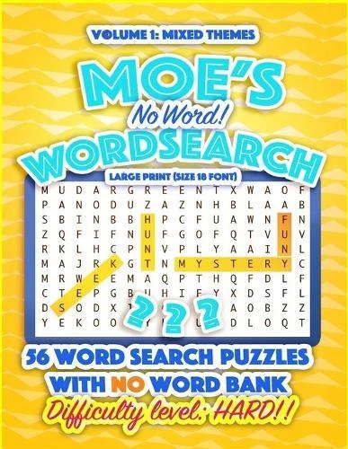 MOE WORDSEARCH MOE'S No Word! Wordsearch Vol. 1 (Poche) EUR 11,97 ...
