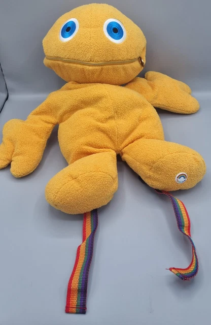 RAINBOW ZIPPY PLUSH 18" Shoulder Backpack Soft Toy Vintage Children's ...