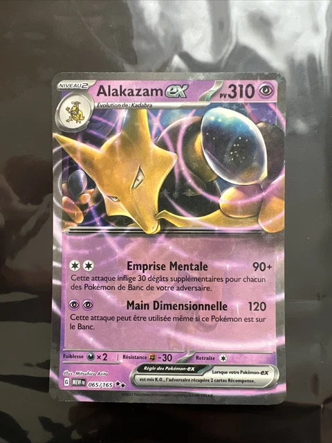 CARTE POKÉMON ALAKAZAM EX 065/165 EV 3.5 MEW 151 FR NEUF EUR 7,00 - PicClick FR