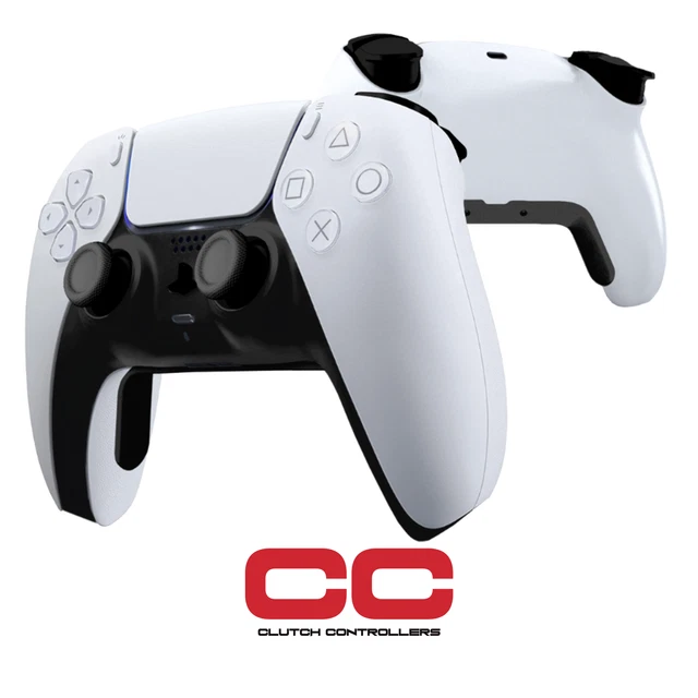 PS5 CUSTOM PRO DualSense 2 Paddle Mouse Click Trigger Controller White ...