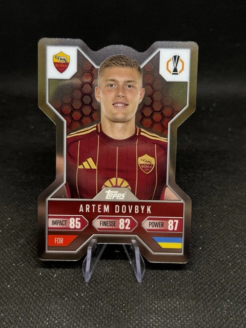 MATCH ATTAX EXTRA 2025 24/25 Chrome Shield Dovbyk - AS Roma CX6 £2.75 ...