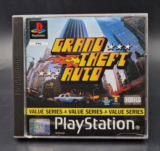 GRAND THEFT AUTO GTA Value Series - Sony Playstation 1 PS1 - Avec ...