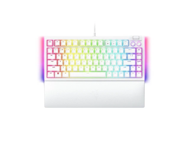 * RAZER BLACKWIDOW V4 75% Gaming Keyboard Orange Switch Chroma RGB ...