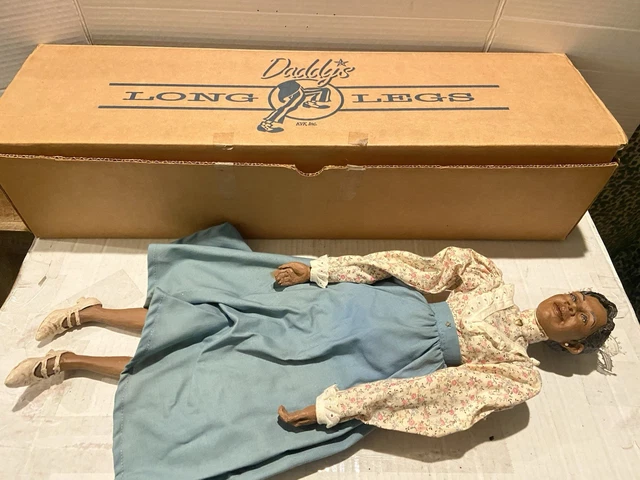 DADDY’S LONG LEGS Doll 22” KVK RUTH DL33E Box COA Complete Stain On ...
