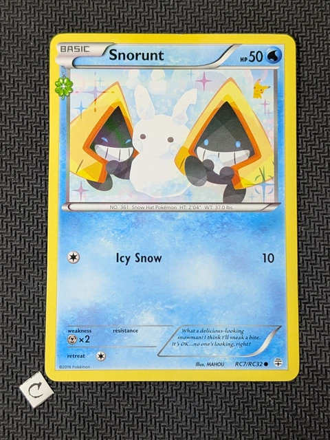 SNORUNT RC7/RC32 - Generations Radiant Collection Pokemon TCG NM $6.99 ...