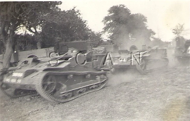 WWII GERMAN RP- Luftwaffe Markings- Captured French Tank- Tankette- Aug ...