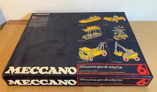 MECCANO SET 6 1970's Complete, parts & box in Great condition. £79.00 ...
