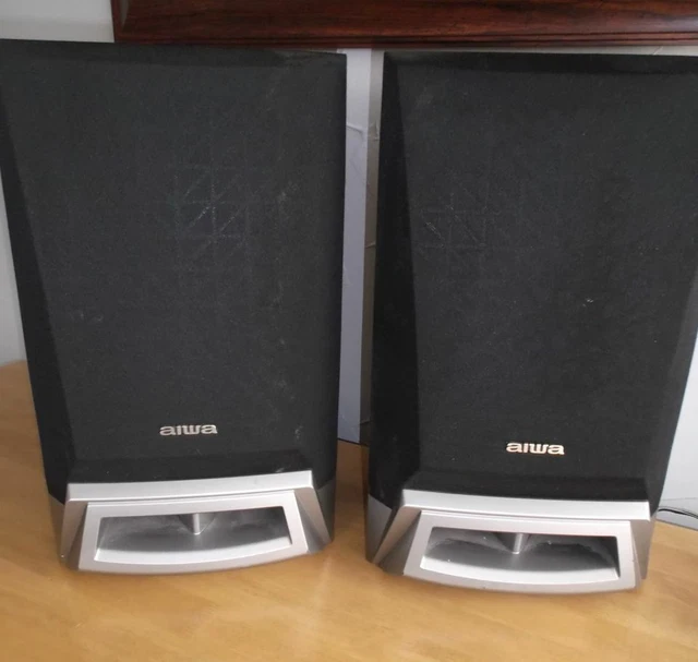 VINTAGE AIWA SPEAKER System SX-ZL50. Cabinet Type - 2 way, bass reflex Speakers £20.00 - PicClick UK