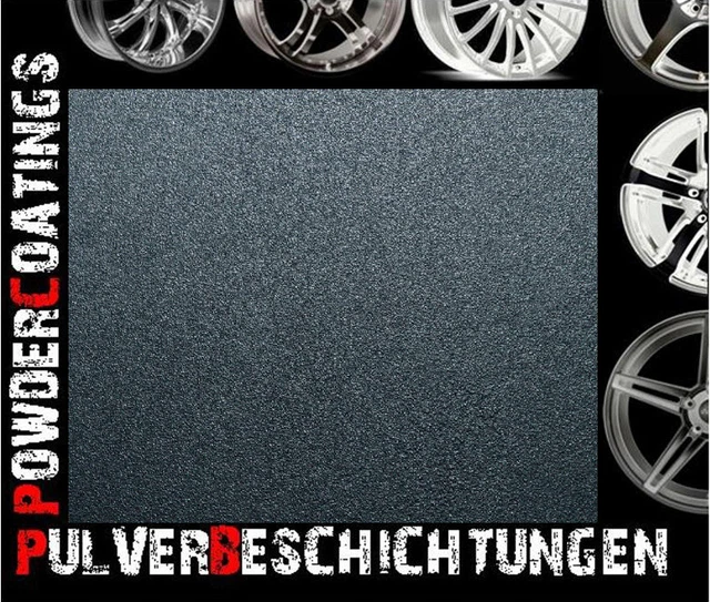 POWDER PAINT RAL 7016 anthracite grey fine structure matte coating ...