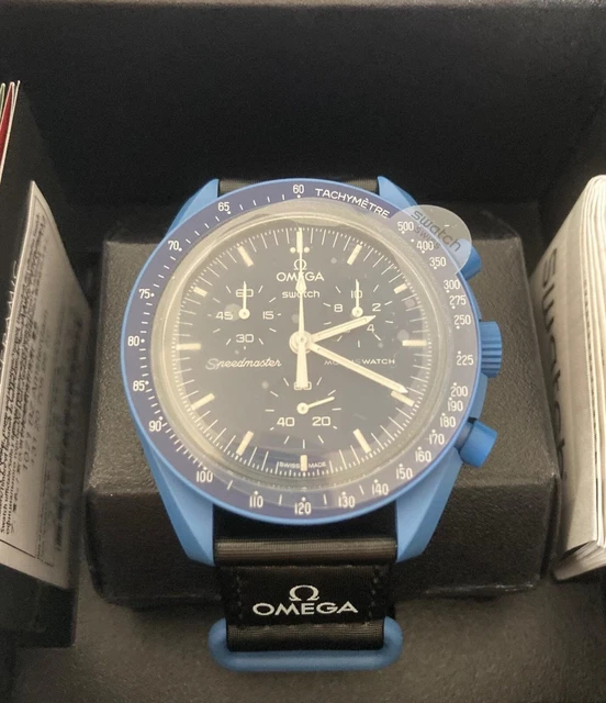 SWATCH X OMEGA Moonswatch Mission to Neptune - NUOVO ORIGINALE 100% ...