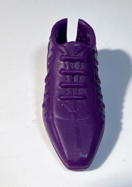 KEN DOLL SHOE Purple Plastic Doll Shoe With Spider Web Design ONE SHOE ...