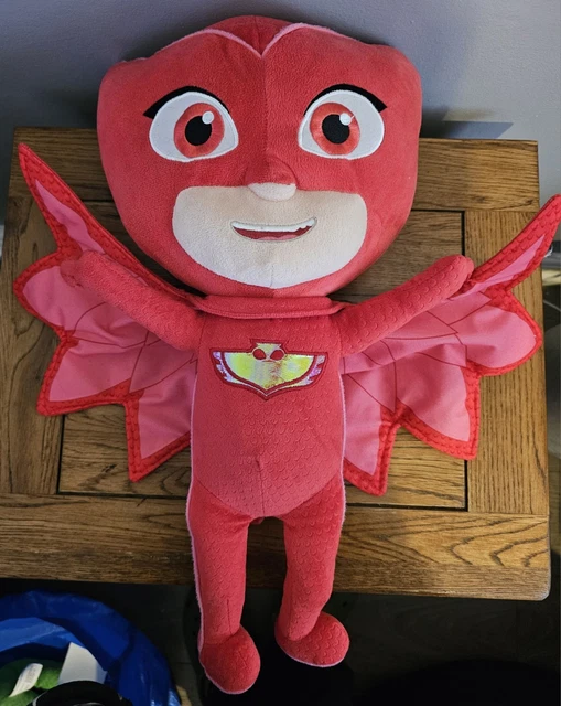 PJ MASKS OWLETTE Soft Toy Large Plush Red Super Hero Plushie 22" RARE £ ...