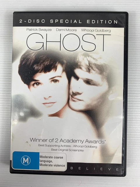 GHOST PATRICK SWAYZE Demi Moore Whoopi Goldberg DVD R4 Cult $8.97 ...