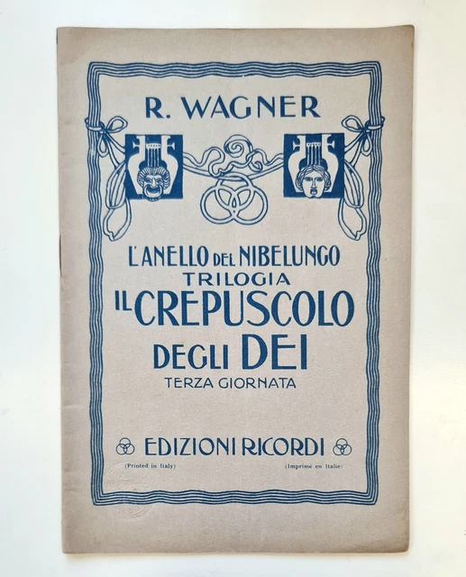 IL CREPUSCOLO DEGLI DEI - R. Wagner. Libretto d'opera EUR 5,00 ...