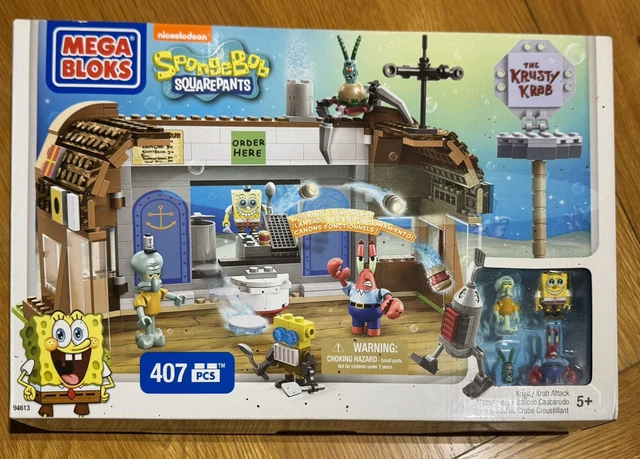 *NEW & SEALED* Mega Blocks SpongeBob Squarepants The Krusty Krab £59.00 ...