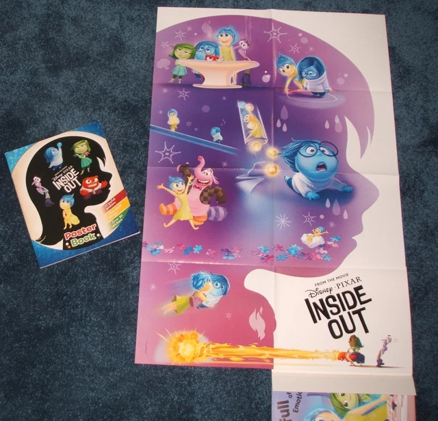 DISNEY PIXAR INSIDE Out Poster Book (Disney Poster Book) Good Book ...