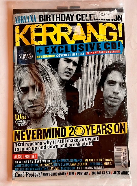 KERRANG MAGAZINE NIRVANA NEVERMIND 20 YEARS ON + CD sept. 24th 2011 ...