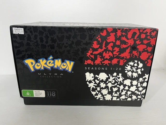 POKEMON SEASONS 1-20 Ultra Collection DVD Set. Like New Condition $399. ...