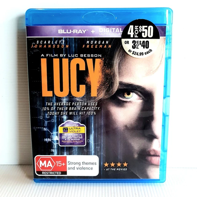 LUCY BLURAY 2014 Luc Besson Sci-Fi, Scarlett Johansson, Morgan Freeman, Region B £5.14 - PicClick UK