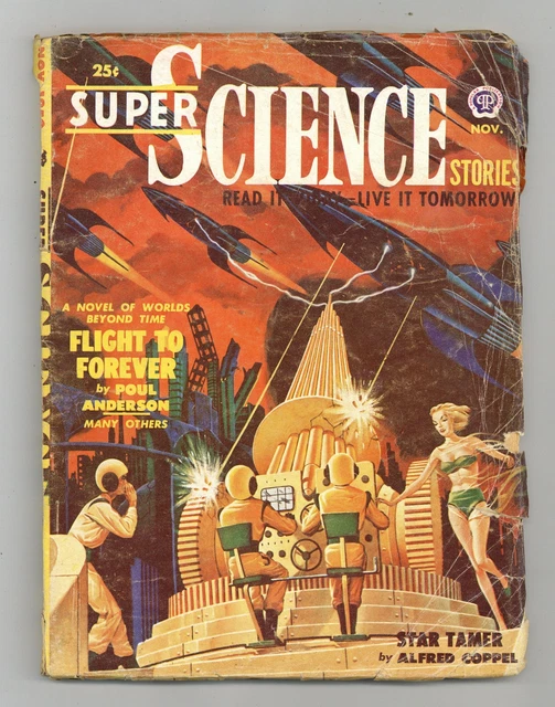 SUPER SCIENCE STORIES Pulp Nov 1950 Vol. 7 #3 GD- 1.8 Low Grade £8.51 ...