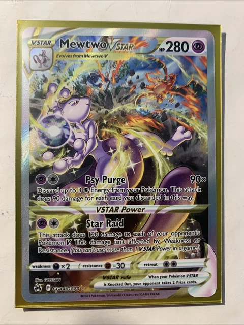 POKÉMON TCG MEWTWO VSTAR Crown Zenith: Galarian Gallery GG44/GG70 ...