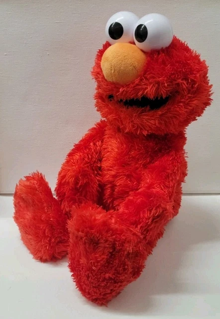 SESAME STREET TALKING Vibrating Laughing Tickle Me ELMO 14" soft toy ...