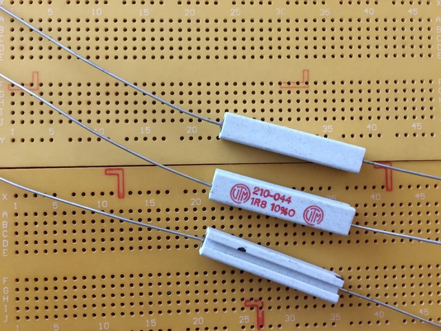 1.8 OHM 7W 10% Wirewound Resistor Axial Square Ceramic 210-044 VTM ...