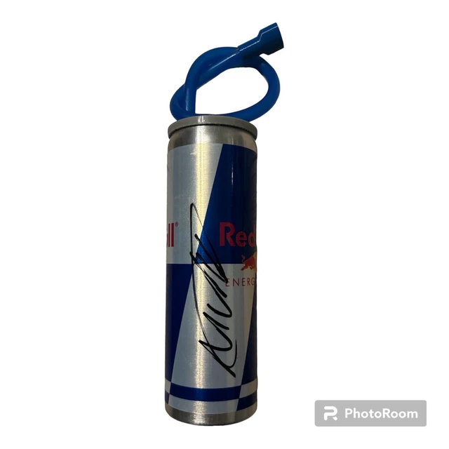 MAX VERSTAPPEN SIGNED Mini Red Bull Water Bottle £199.00 - PicClick UK