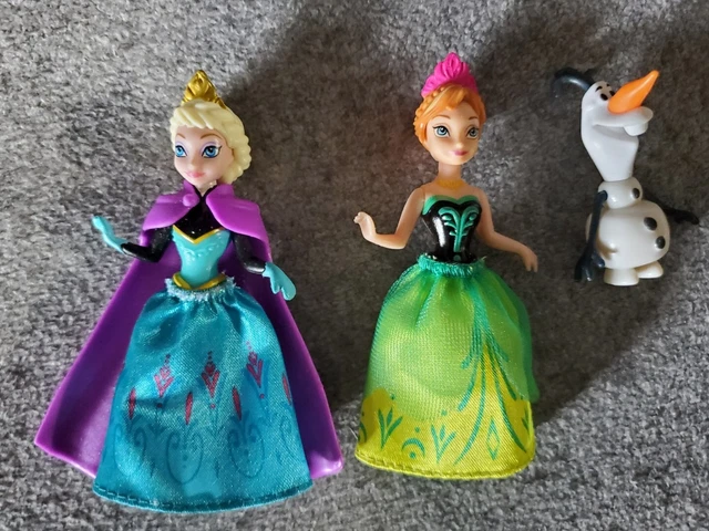 DISNEY FROZEN FIGURE Lot Queen Elsa Princess Anna Olaf $15.00 - PicClick CA