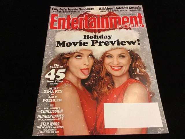 ENTERTAINMENT WEEKLY MAGAZINE Nov 6, 2015 Holiday Movie Preview Sisters ...