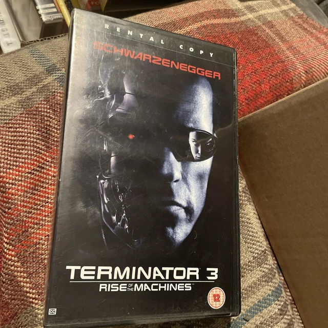 TERMINATOR 3 VIDEO Rise of the Machines VHS Video Ex Rental Big Box £10 ...