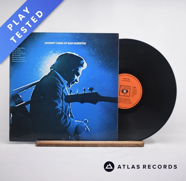 JOHNNY CASH JOHNNY Cash At San Quentin A1 B1 LP Album Vinyl Record ...