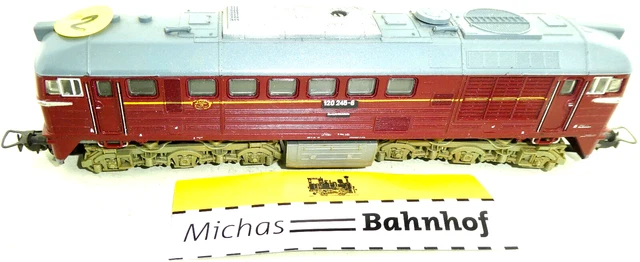 PIKO V 200 035 Diesellok DDR defekt ohne Funktion brummt nur Test H0 1: ...