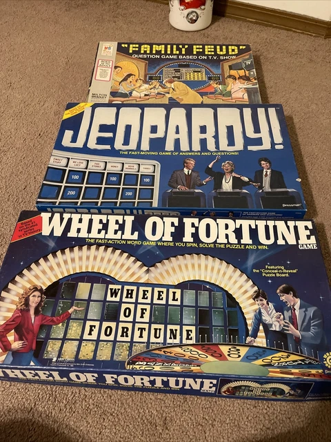 VTG WHEEL OF Fortune Jeopardy Family Feud Board Games $12.00 - PicClick