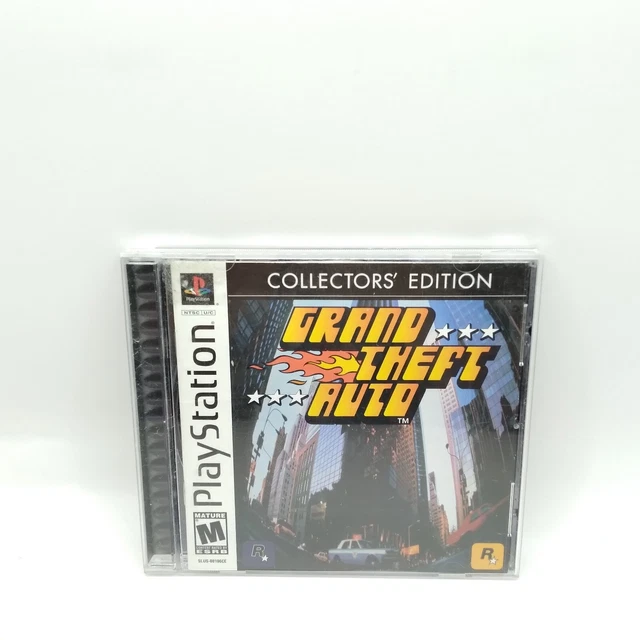 Grand Theft Auto Sony Playstation 1 1998 Ps1 W Manual Collectors
