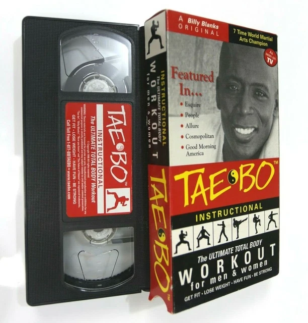 TAE BO 1998 Instructional Workout Billy Blanks Original VHS Tape FREE ...