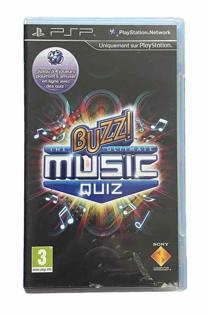 JEU BUZZ! THE Ultimate Music Quiz / Sony PlayStation Portable PSP ...