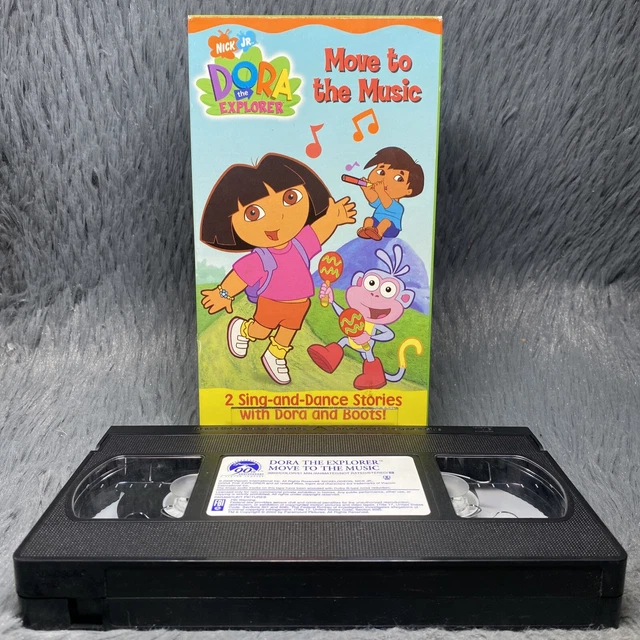 DORA THE EXPLORER Move to the Music VHS Tape 2002 Nick Jr Paramount ...