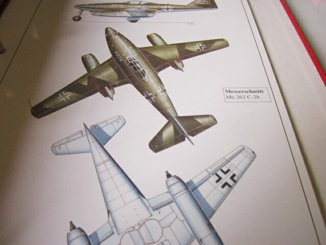 MILITÄRFLUGZEUGE B 1919-1945 Messerschmitt Me 262 C-2b EUR 5,72 ...