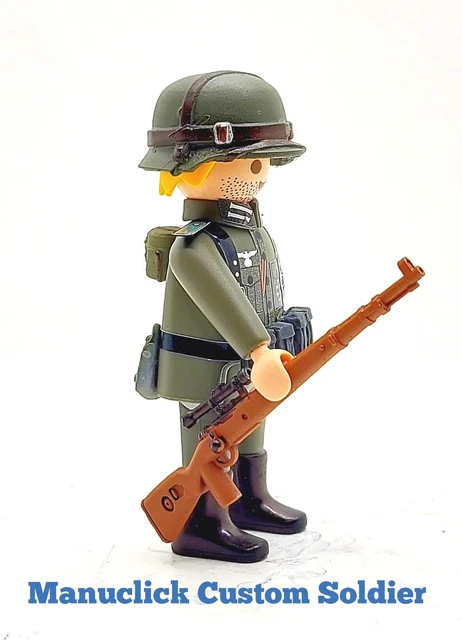 PLAYMOBIL CUSTOM WW2 Soldado Francotirador Ejercito Aleman Guerra ... PLAYMOBIL CUSTOM WW2 Soldado Francotirador Ejercito Aleman Guerra ...